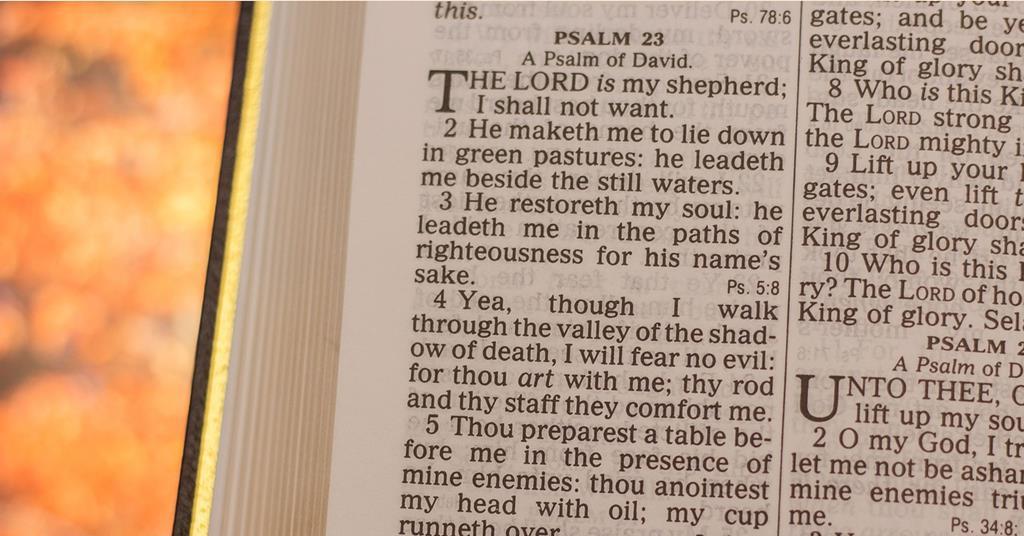 There wasn't any punctuation in the original scriptures, but your Bible ...