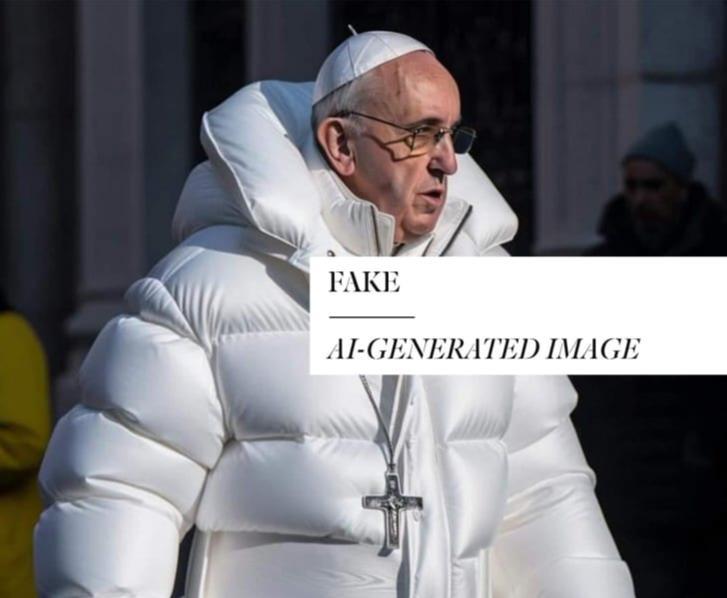 Pope Francis in a white puffer is fake news – but what happens when we ...